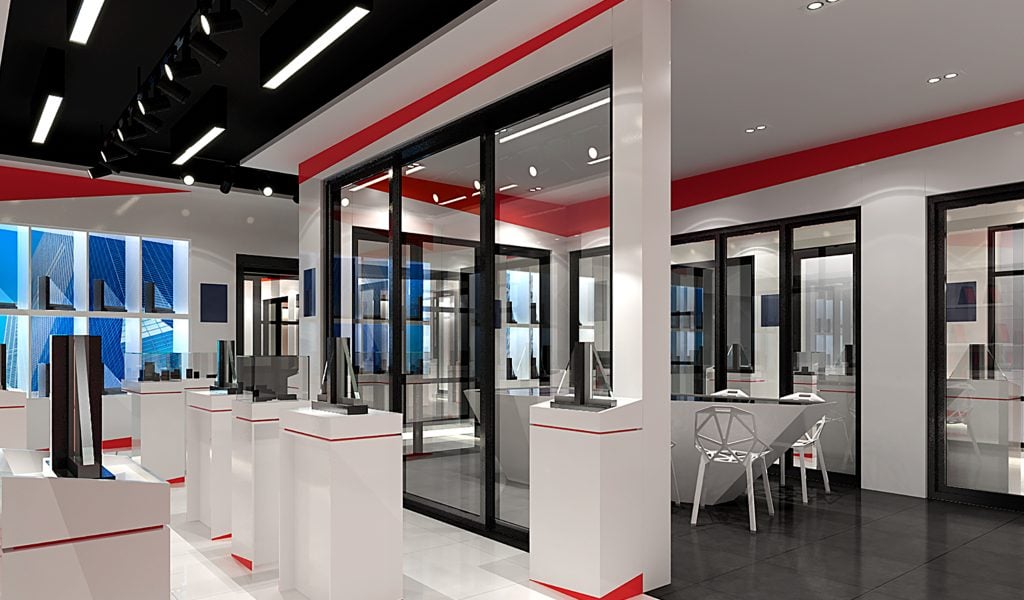 Showroom Interior Design & Interactive | Creativoo Creative Consultancy