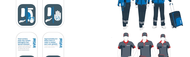 Service Uniforms & Signage Systems | Creativoo Creative Consultancy